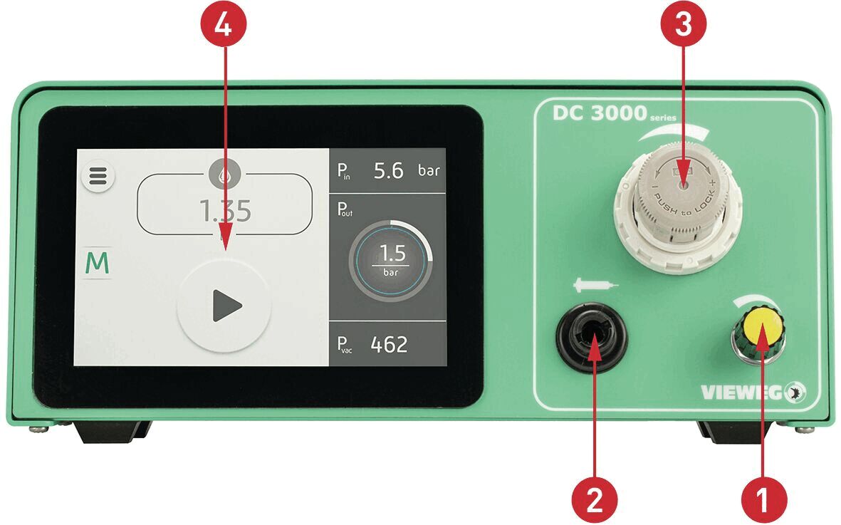 Compumet AG - DC3000 Digital dispenser touch screen